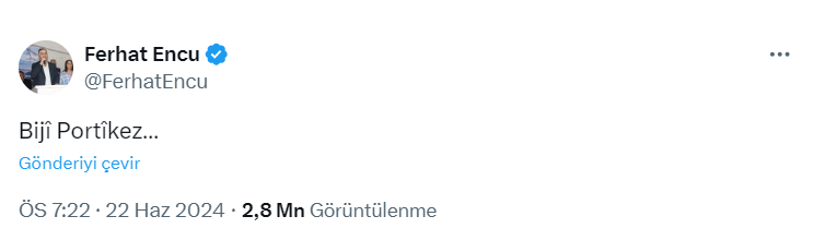 HDP'li Ferhat Encu'dan milli maç sırasında skandal paylaşım: Büyük ...