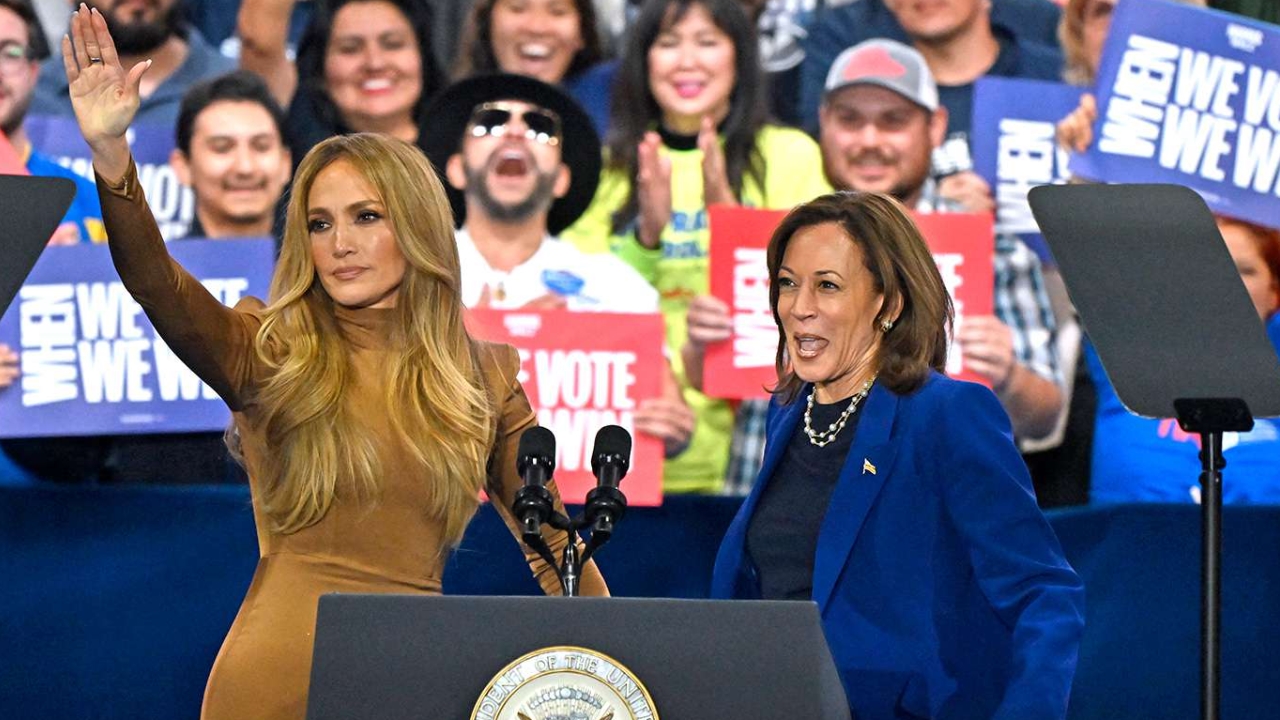 Jennifer Lopez siyasete girdi! Kamala Harris'in seçim kampanyasında ...
