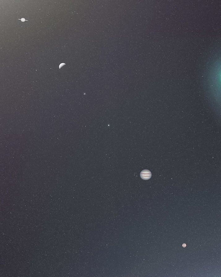 Gökyüzünde gezegen şöleni! Satürn, Venüs, Neptün, Uranüs, Jüpiter ve ...