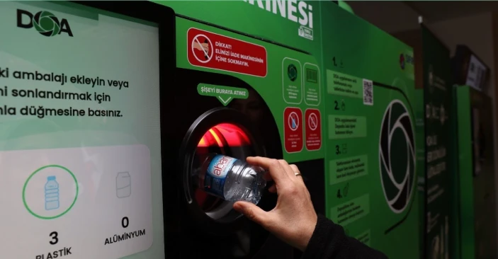 DOA iade makinesi İstanbul'da nerede var? Ankara İzmir DOA pet şişe ...