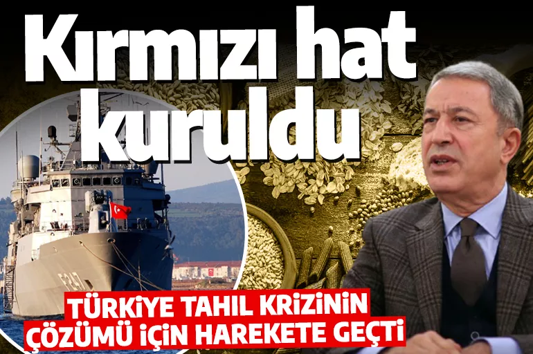 Son dakika: Bakan Akar duyurdu! Tahıl krizi için kırmızı hat kuruldu ... Son dakika: Bakan Akar duyurdu! Tahıl krizi için kırmızı hat kuruldu ...