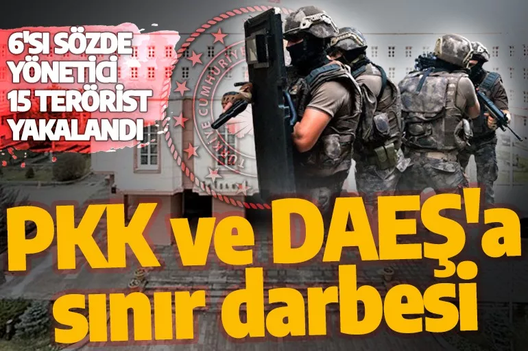 Son dakika: İçişleri Bakanlığı duyurdu! 15 terörist yakalandı - TRHaber Son dakika: İçişleri Bakanlığı duyurdu! 15 terörist yakalandı - TRHaber