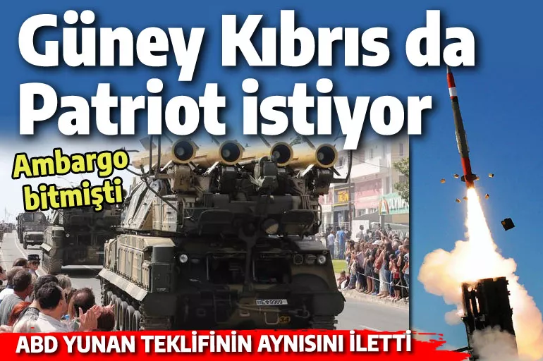 Güney Kıbrıs'ta Patriot sesleri: ABD o teklifi Lefkoşa'ya iletti - TRHaber