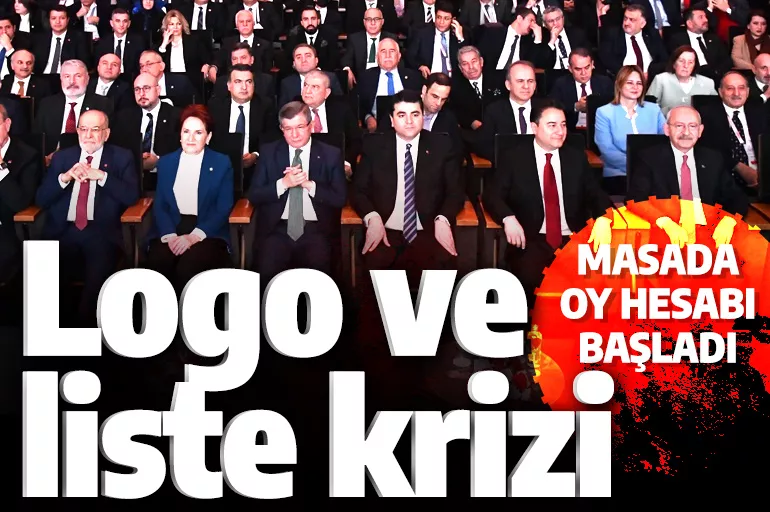 Altılı Masa'da logo ve liste krizi! O partinin oyları çöpe gidecek ...
