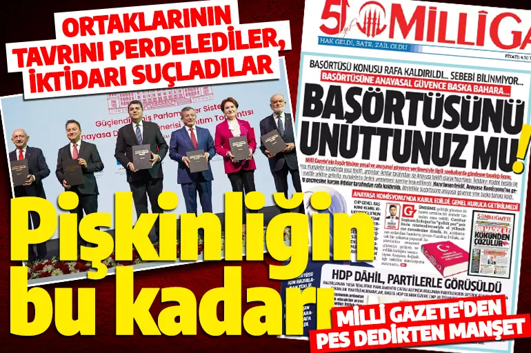 SP'nin yayın organı Milli Gazete manşetiyle pes dedirtti! Ortaklarının tavrını gizledi - TRHaber