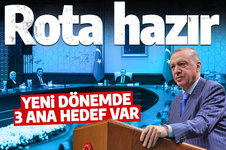 Cumhurbaşkanı Erdoğan rotayı çizdi! Yeni dönemde 3 ana hedef var - TRHaber