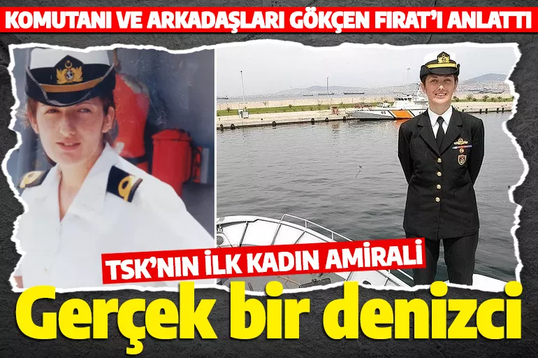 Komutanı ve arkadaşları TSK’nın ilk kadın amirali Gökçen Fırat'ı ... Komutanı ve arkadaşları TSK’nın ilk kadın amirali Gökçen Fırat'ı ...
