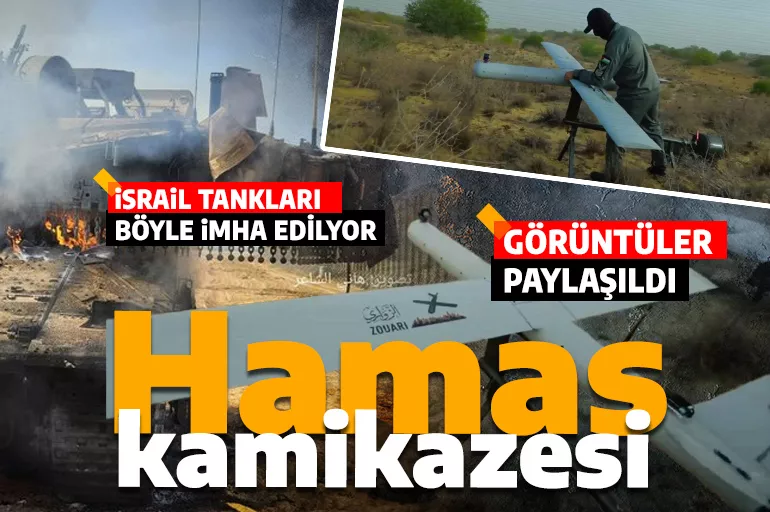 Hamas paylaştı: "Al-Zawari" intihar uçağı işte böyle yok ediyor - TRHaber