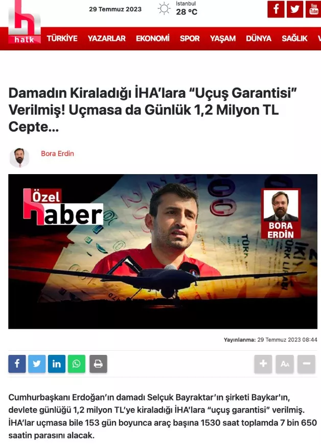 Halk TV'nin algı çalışmalarına Haluk Bayraktar'dan'dan tokat gibi cevap ...
