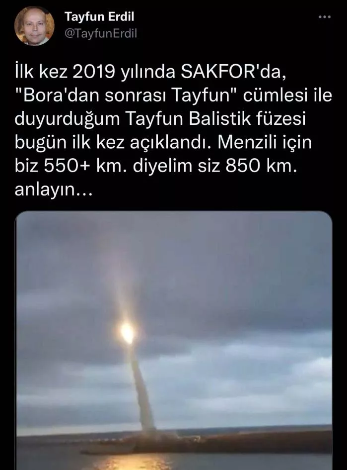 Yunanistan'ı hop oturup hop kaldıran Tayfun füzesinin menzili kaç ...