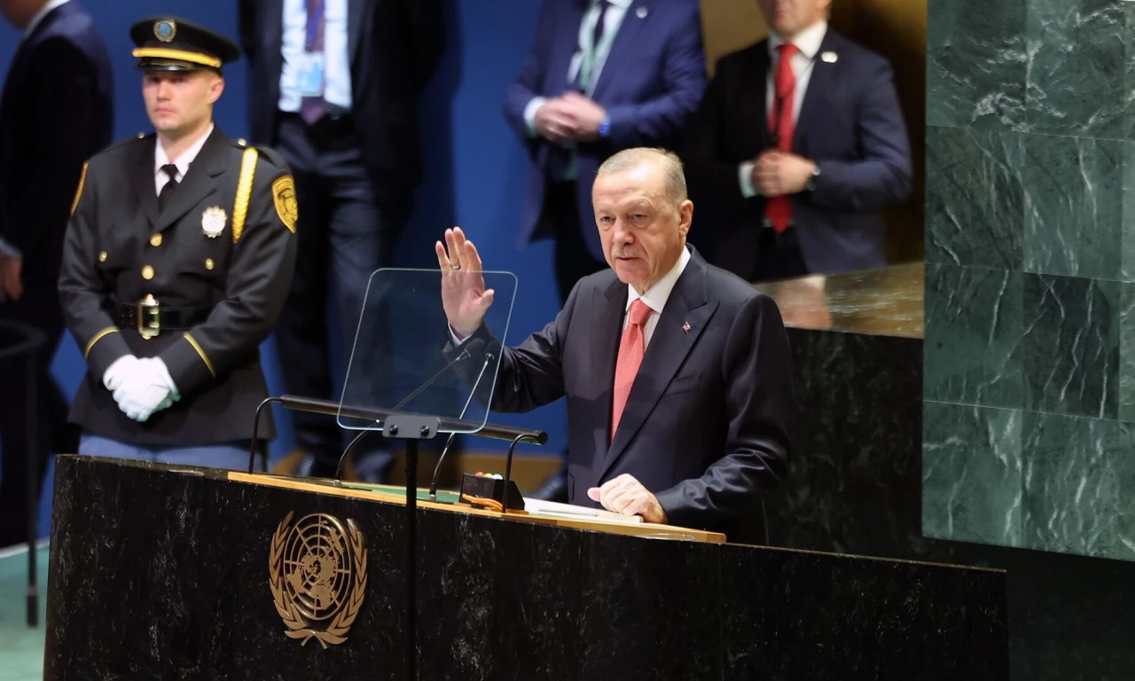 Her sözü dünyaya bir ders niteliğindeydi! Erdoğan'ın BM 79. Genel ...