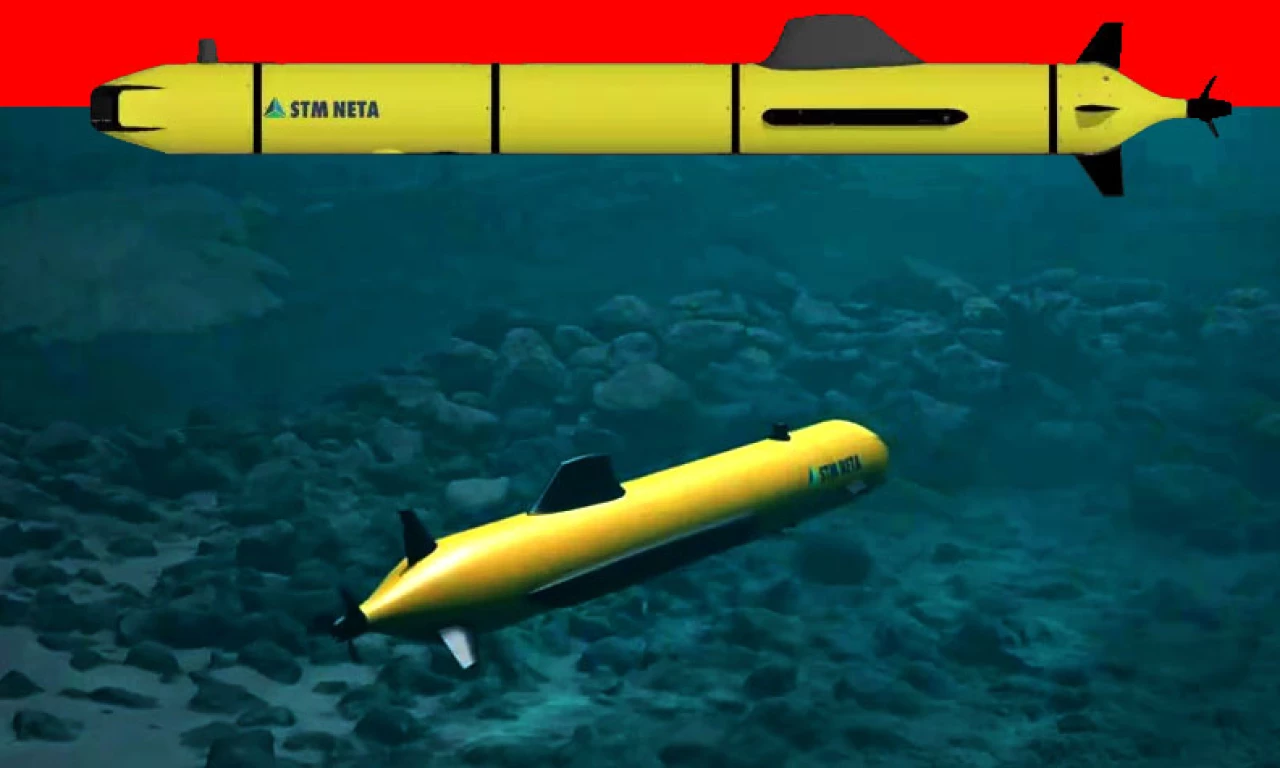 Gizli silah ilk kez ortaya çıktı: İşte insansız denizaltı STM NETA'nın ...