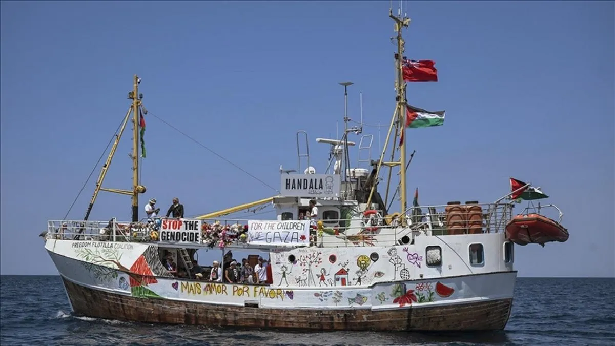 Gazze yolunda yeni umut: Özgürlük Filosu'nun Handala gemisi yeniden ...